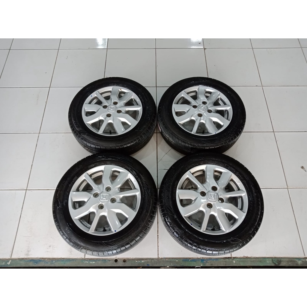 Jual Velg Mobil Standar Honda New Brio Satya Ring 14 Baut 4x100 Ban 175 65 R14 Bisa Untuk ...