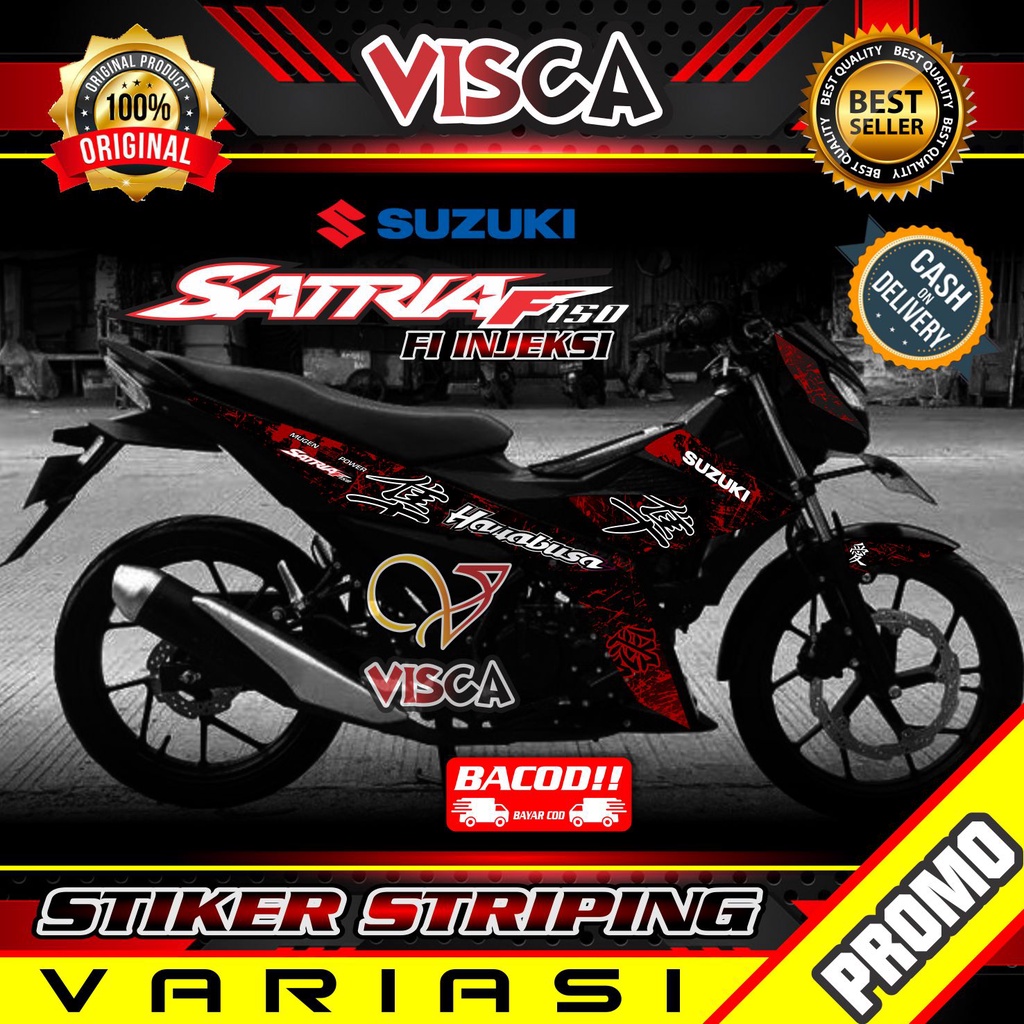 Jual "Striping Satria Fu Fi Injeksi - Stiker Sticker Striping Variasi ...