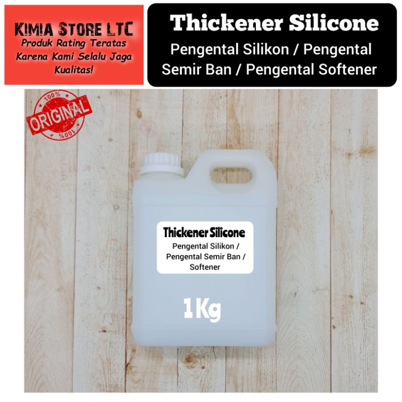 Jual Thickener Silicone 1 KG/ Pengental Silikon / Pengental Semir Ban ...