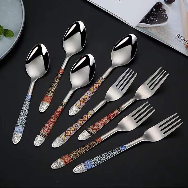 Jual GC1104BATIK Sendok Makan motif BATIK Stainless 1lusin lusinan ...