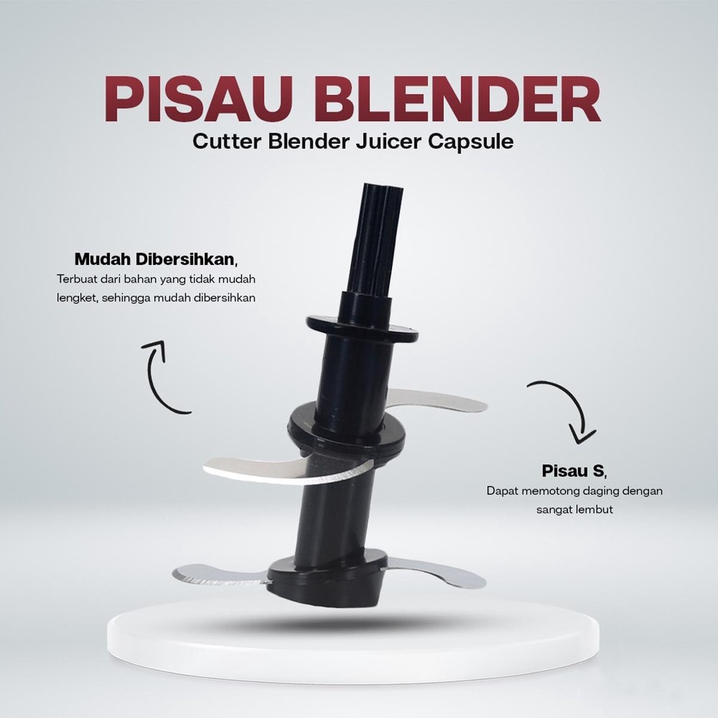 Jual Mata Pisau Blender Kapsul Tajam Cutter Blender Juicer Capsule ...