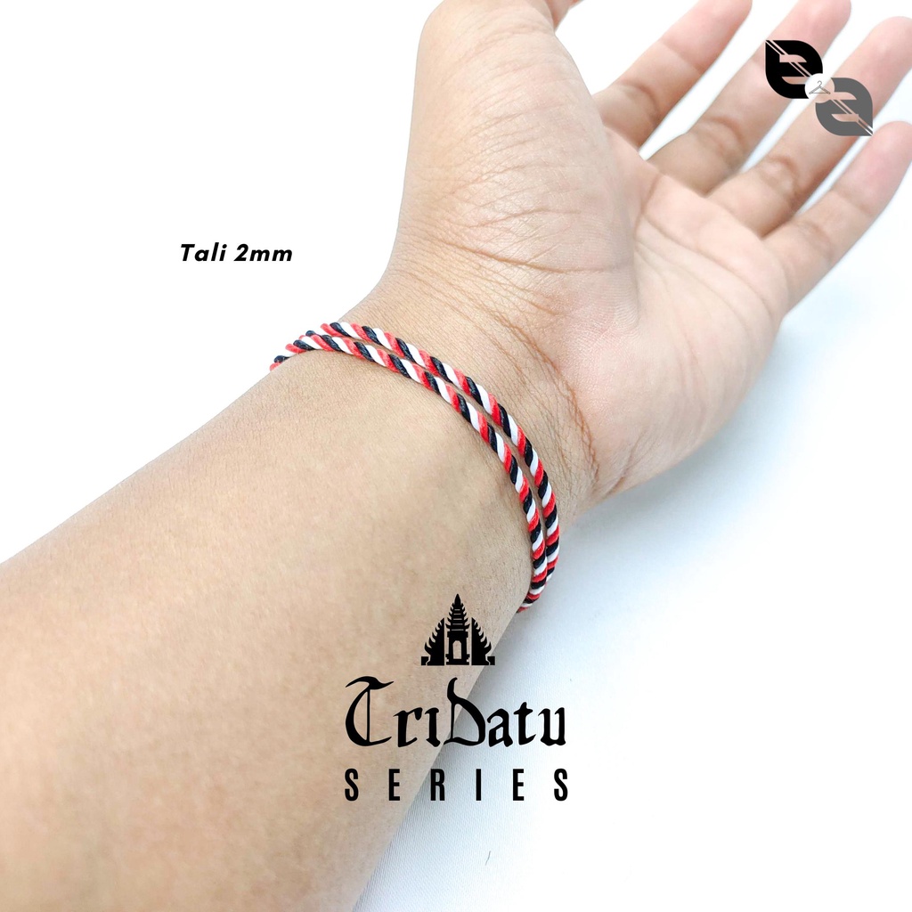 Jual Gelang Tridatu 2mm Asli Khas Bali Gelang Tangan Slide Simple ...