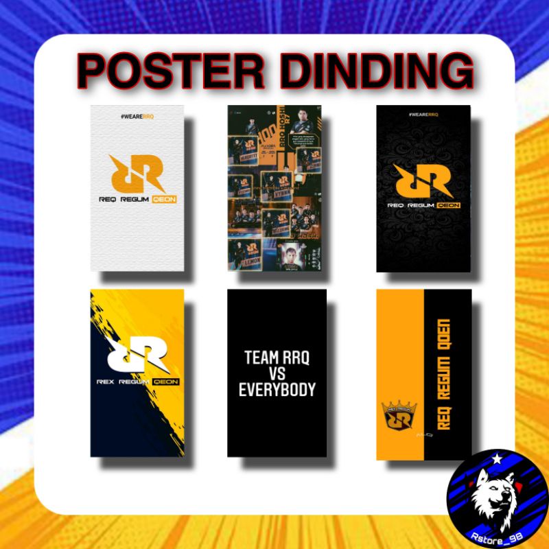 Jual Poster Dinding Wall Decor Rrq Hoshi Rex Regum Qeon Mobile Gaming ...