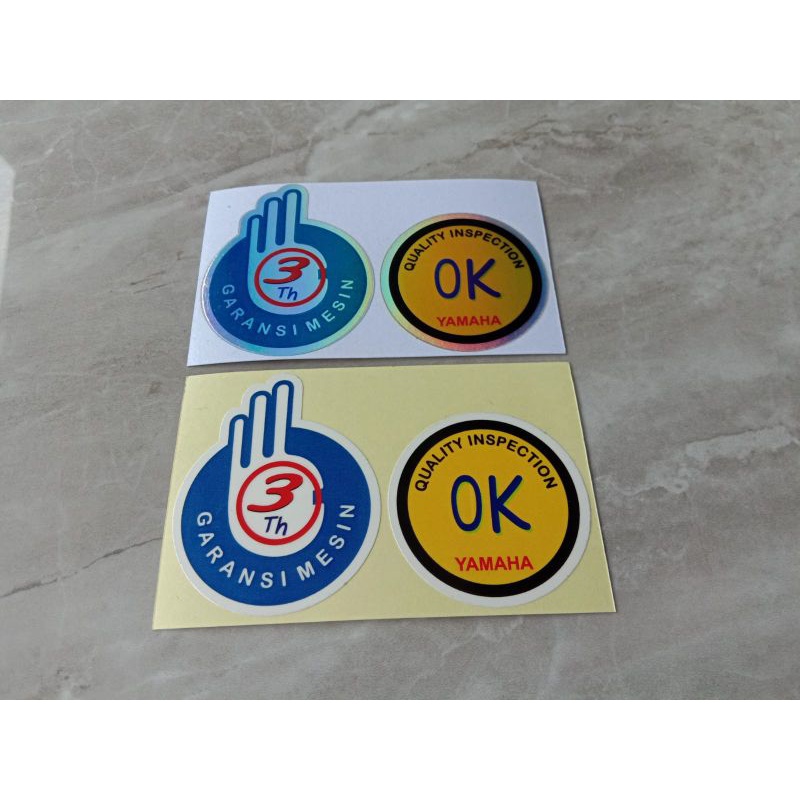 Jual Sticker ganransi ok princutt stiker motor yamaha | Shopee Indonesia