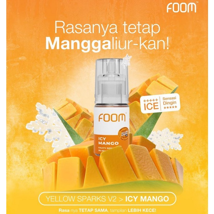 Jual Foom Fruity Series Icy Watermelon , Icy Honeydew , Icy Berry , Icy ...