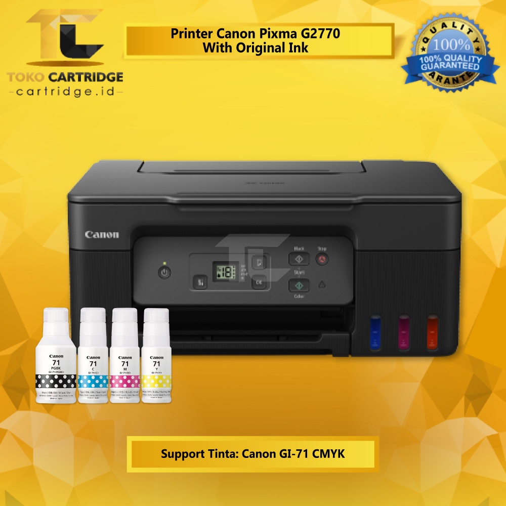 Jual Printer G2770 G 2770 Print Scan Copy A4 With Tinta GI-71 Gi71 Gi ...