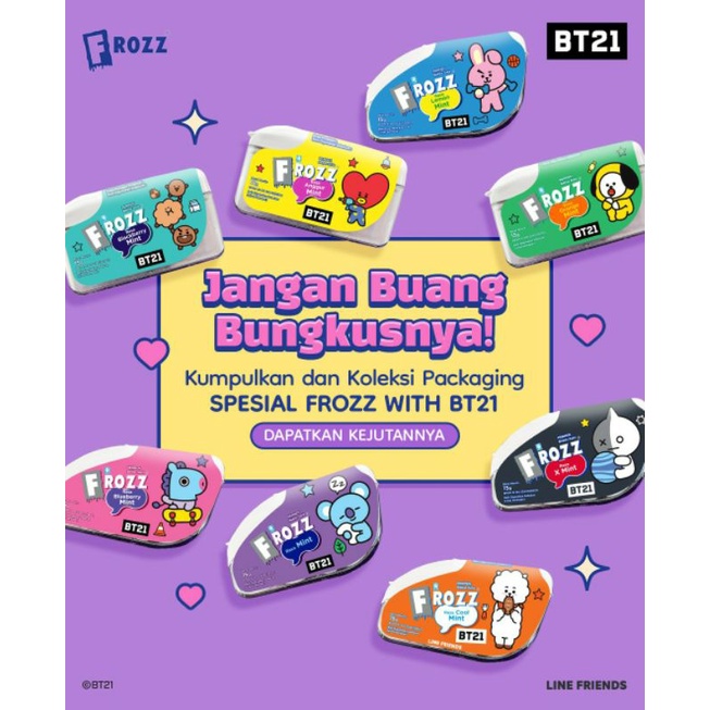 Jual frozz BT21 | Shopee Indonesia