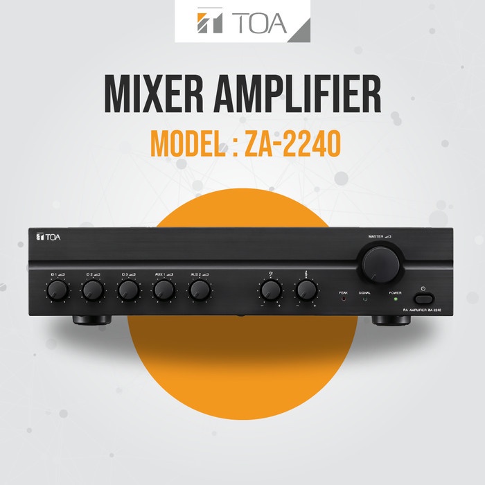 Jual Ampli Mixer Amplifier Toa Power Ampli Amplifier Model Za-2240 Garansi Resmi | Shopee Indonesia
