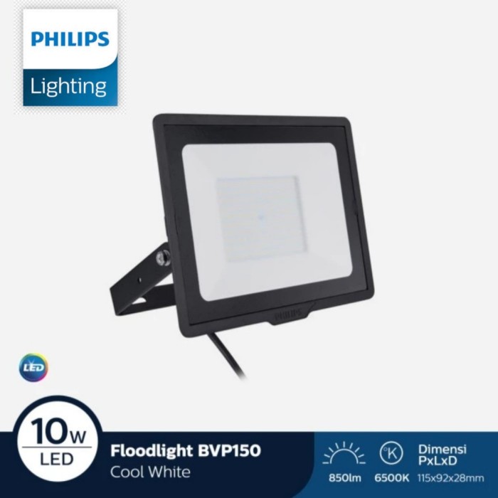 Jual Pro Lampu Sorot Led Philips Floodlight Bvp150 10 20 30 W Watt Putih 6500K | Shopee Indonesia