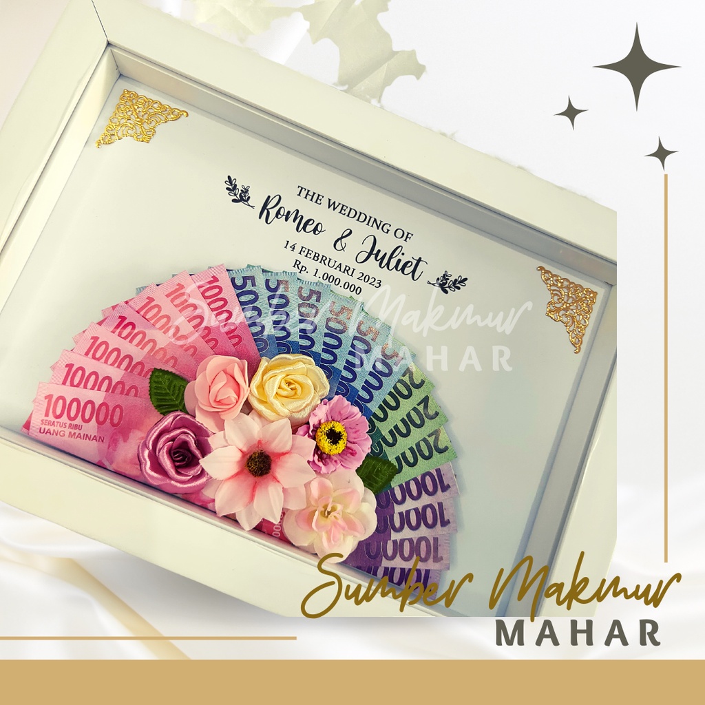 Jual [READY LANGSUNG JADI] Mahar Pernikahan | Bingkai Mahar pernikahan ...