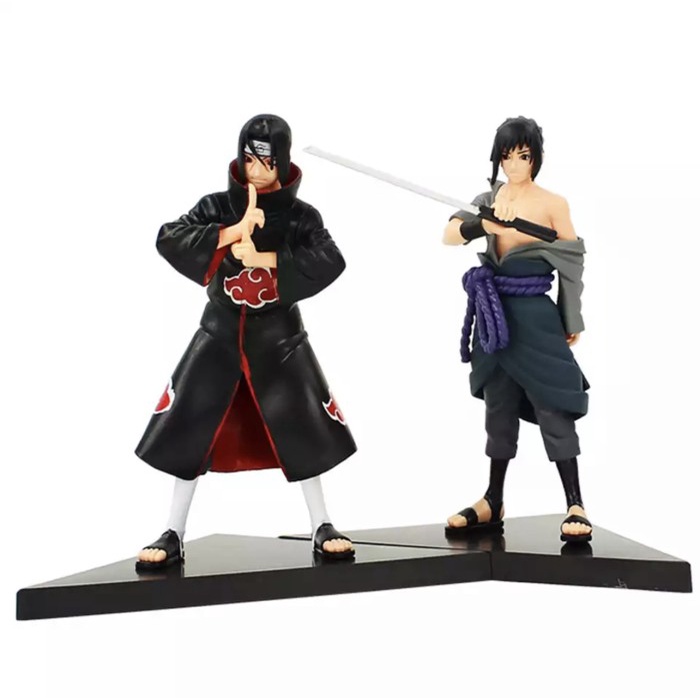 Jual ACTION FIGURE NARUTO SHIPPUDEN SET 2 PCS TATAKAN SEGITIGA TOPPER ...