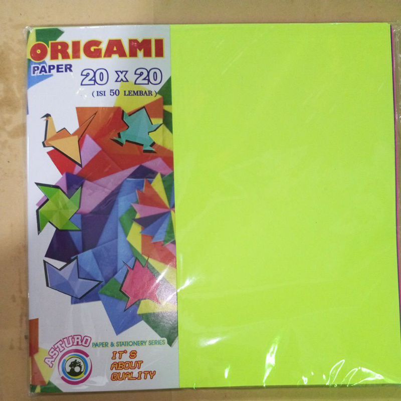 Jual Kertas Origami Paper Asturo / 20x20 / 16x16 / 12x12 | Shopee Indonesia