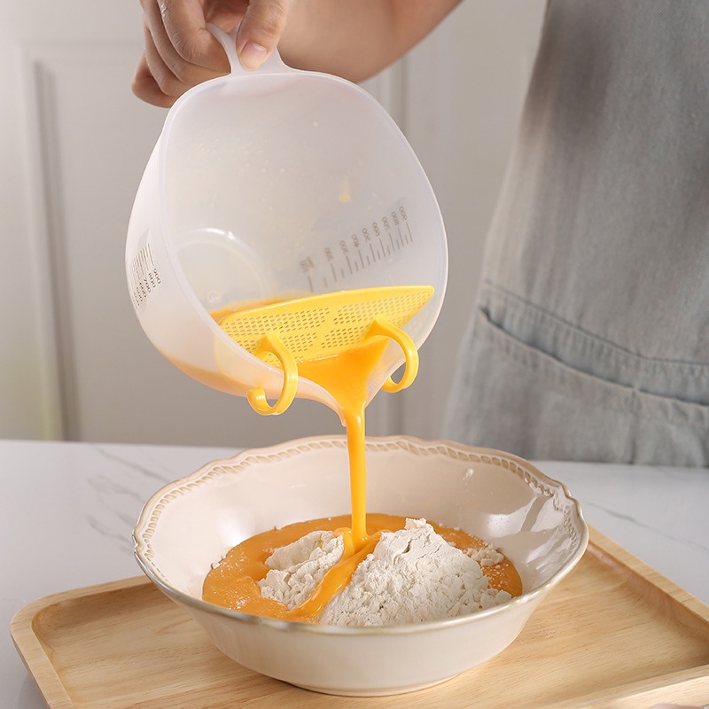 Jual Mi.more 1L Filter Measuring Cup Transparent For Beating Eggs ...