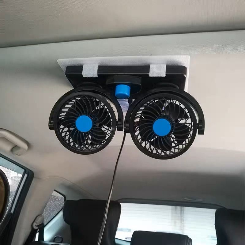 Jual TODAX Kipas Angin Mobil Car Cooling Double Fan/Kipas Angin Mobil ...