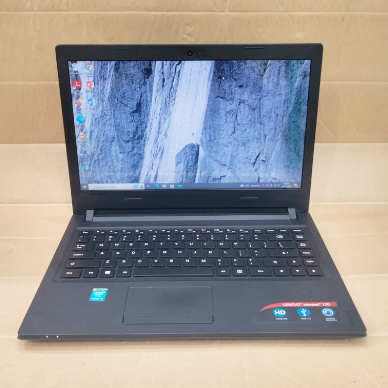 Jual Laptop Lenovo Ideapad 100 Intel core i3-5005U RAM 4 GB HDD 500GB | Shopee Indonesia