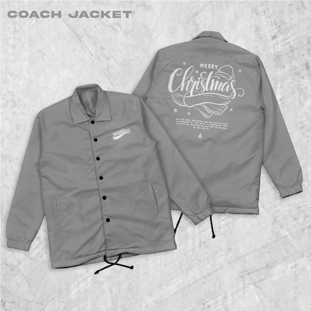 Jual Fortglass CTYPO Coach Jaket Polos Pria Jaket Parasut Unisex Coach ...