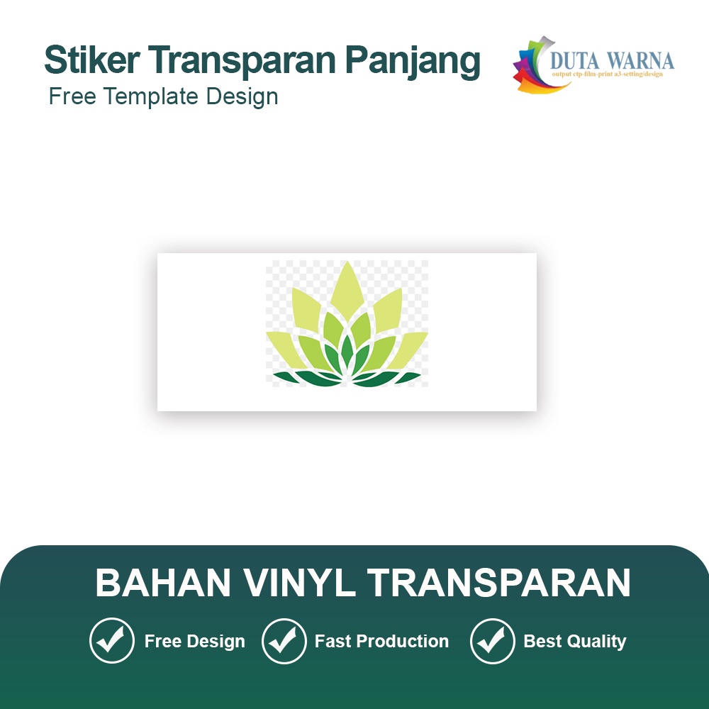 Jual STICKER TRANSPARAN PANJANG/ STICKER ANTI AIR / STICKER BENING ...