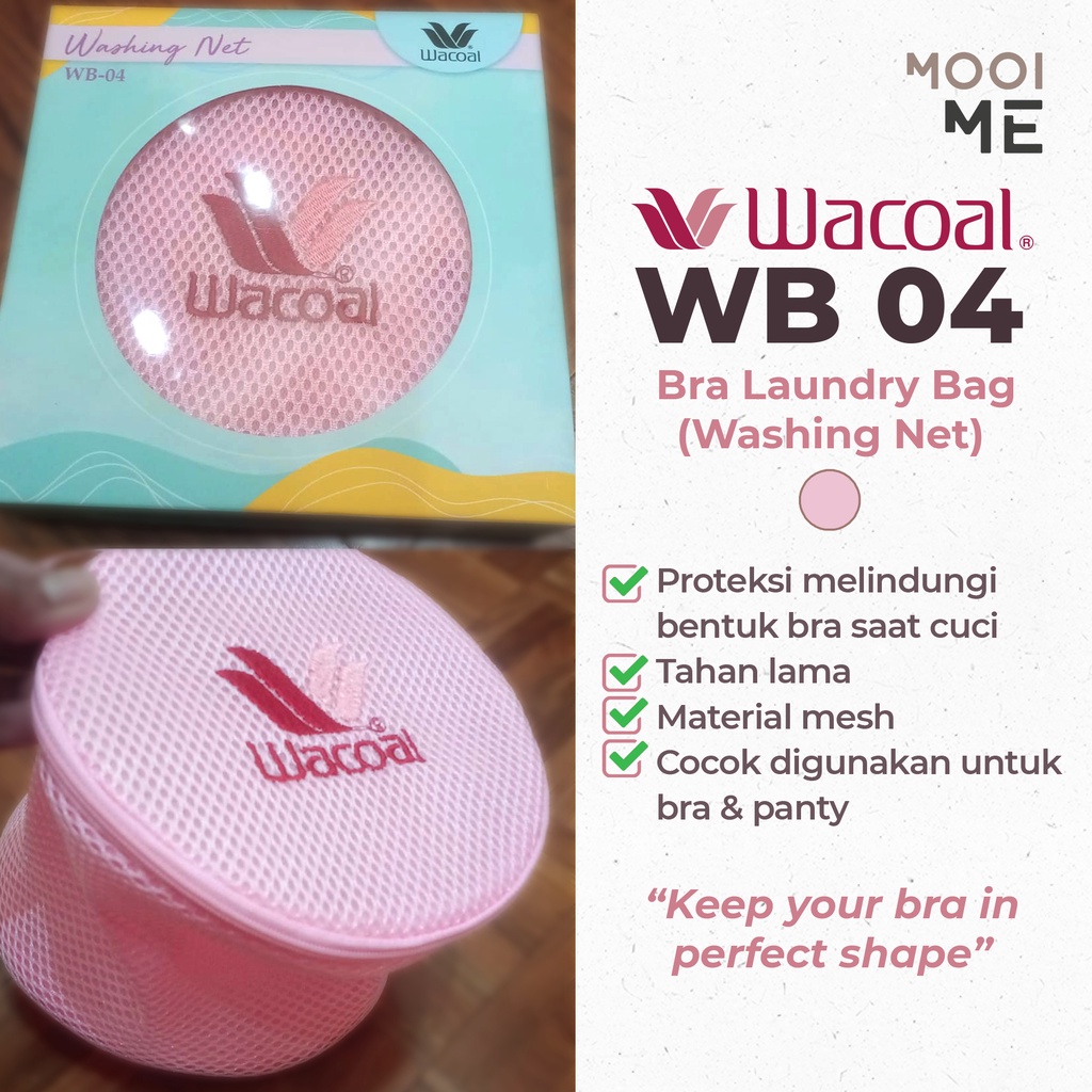 Jual Wacoal WB04 Laundry Bag Washing Net Bra (Kantong Jaring Mesin Cuci Anti Kusut) | Shopee ...