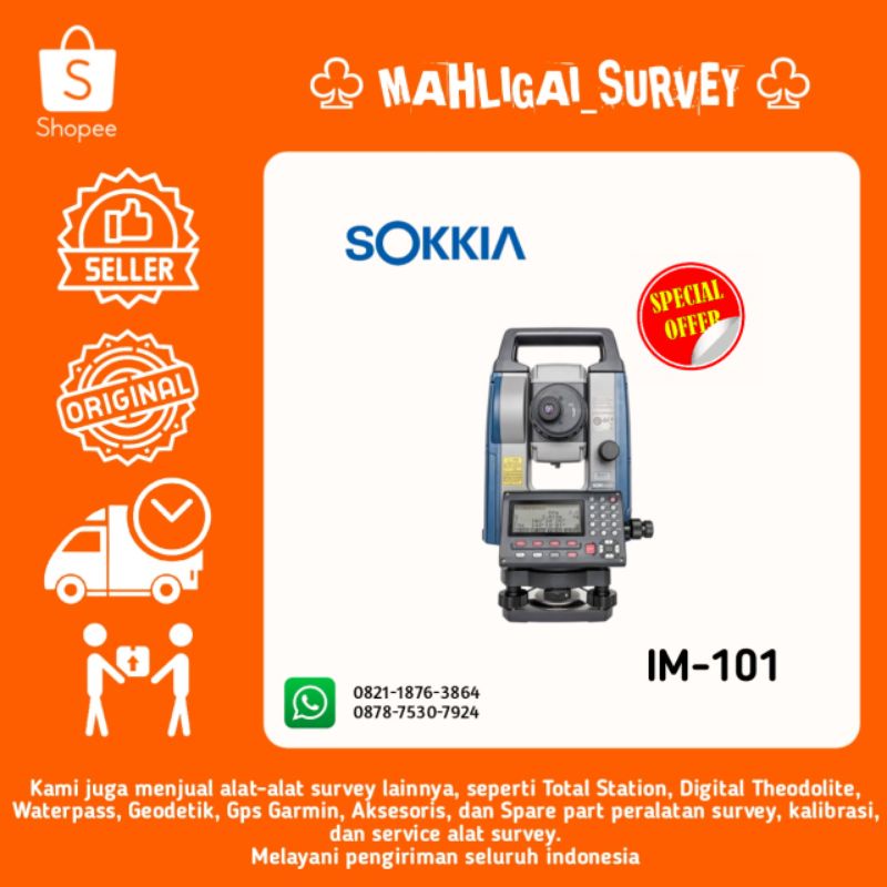 Jual Total station SOKKIA IM-101 Baru Harga pasti pas untuk anda ...