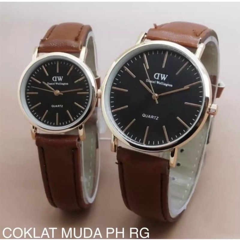 Jual Jam Tangan Kulit WD Pria Wanita Unisex Premium Murah Kekinian ...