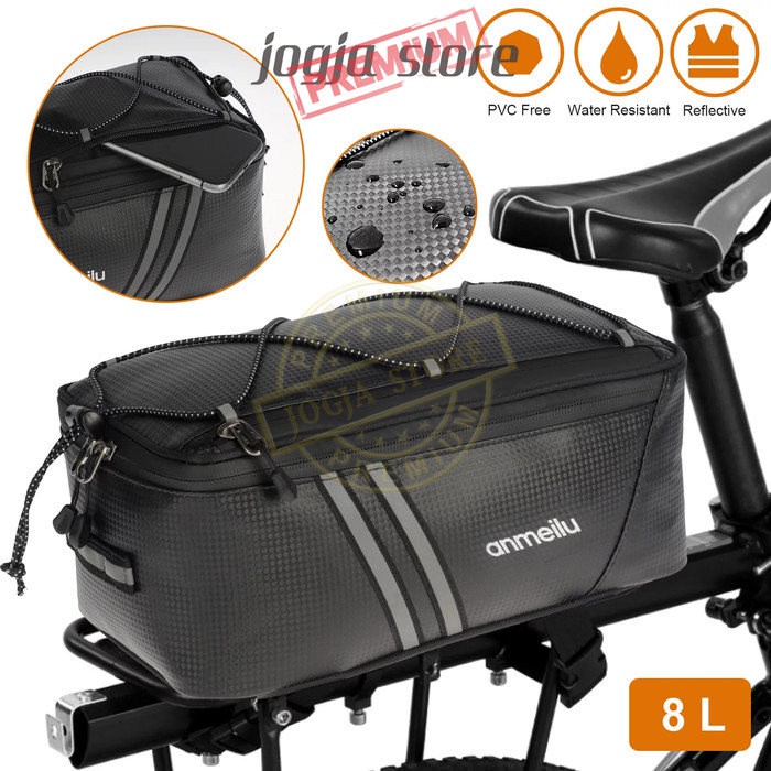 Jual Tas Sepeda Pannier Rack Bag Waterproof / Tas Boncengan Belakang 7L MTB | Shopee Indonesia