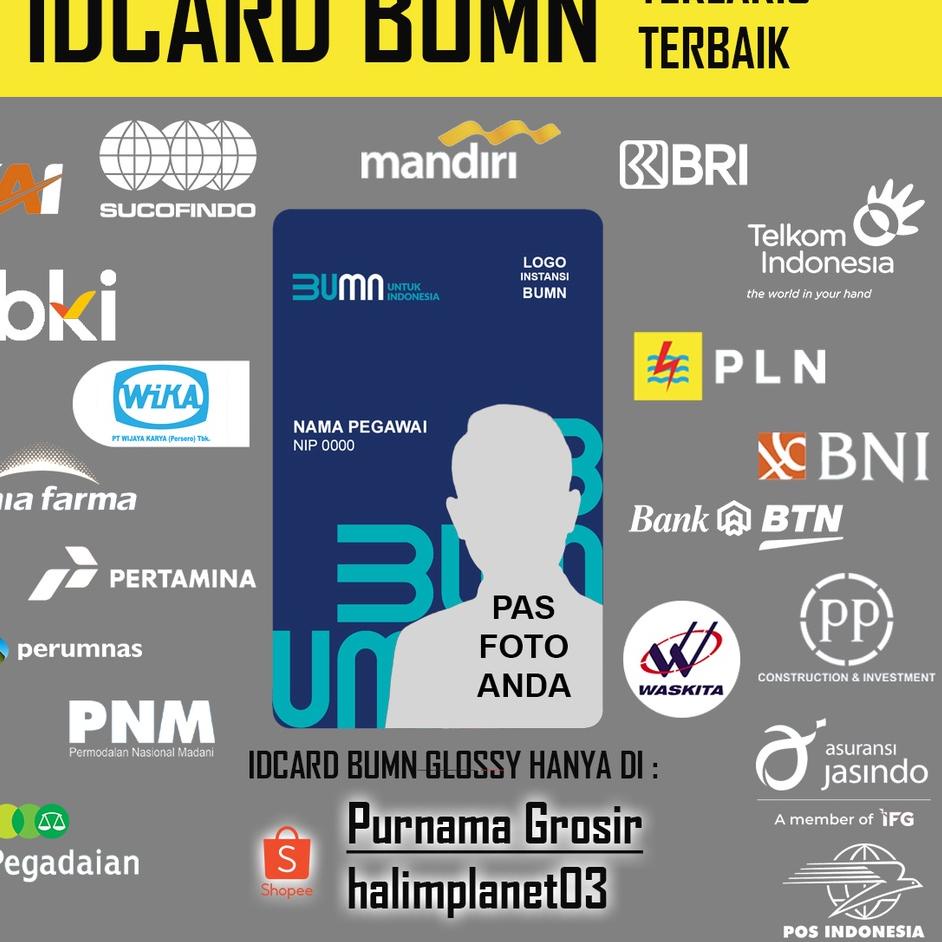 Jual Update Keren Cetak idcard emoney BUMN Terbaru name tag id card ...