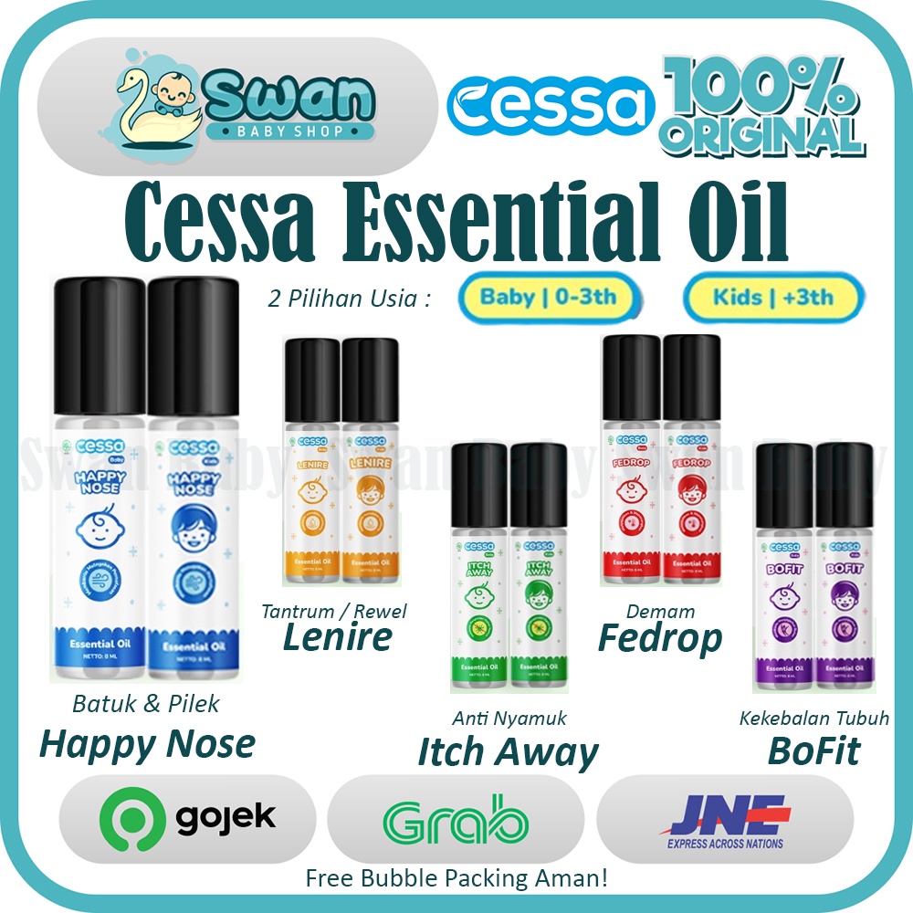 Jual Cessa Baby Essential Oil 8 ml / Pereda Batuk dan Pilek / Demam ...