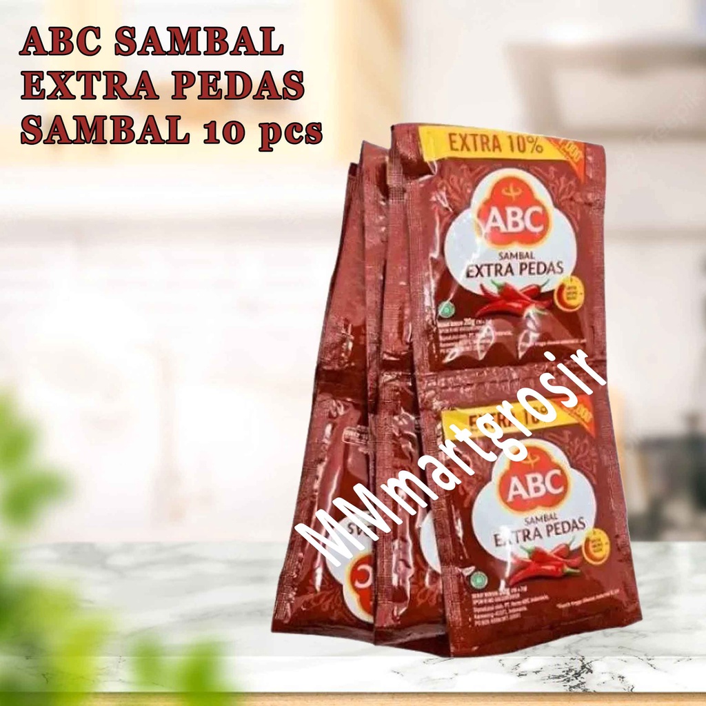 Jual ABC SAMBAL EXTRA PEDAS 10 SACHET 15g | Shopee Indonesia