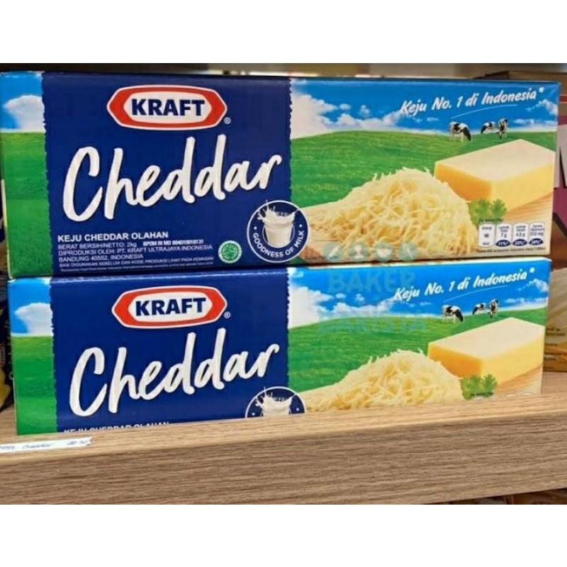 Jual Kraft Cheddar Cheese 2KG | Shopee Indonesia
