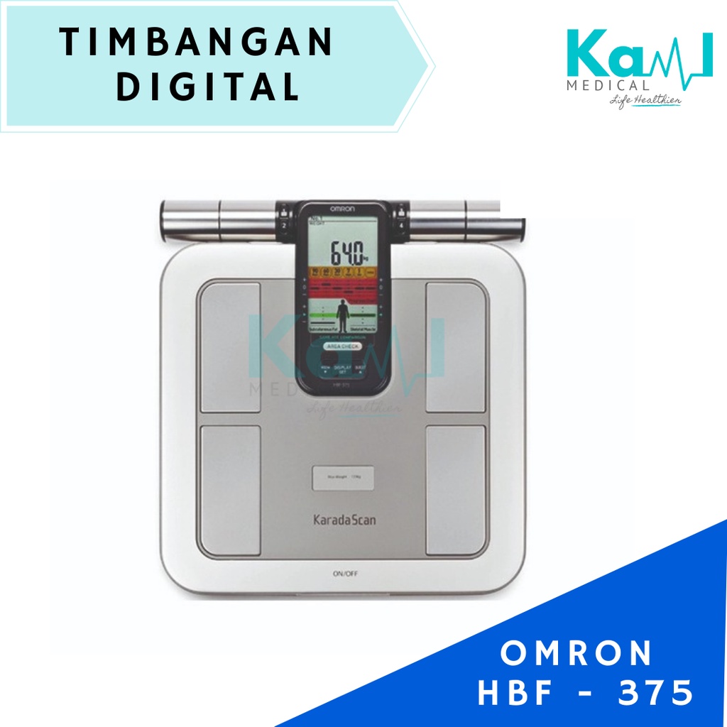 Jual Omron Timbangan Badan Digital HBF-375 Karada Scan / Body ...