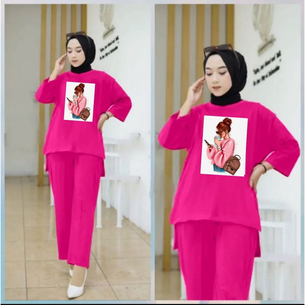 Jual ONE SET WANITA KEKINIAN SETELAN BAJU DEWASA VIRAL BAJU SANTAI | Shopee Indonesia