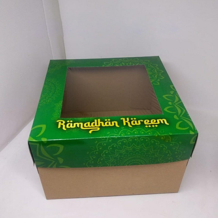 Jual ( 2 pcs ) Kardus Kemasan Kue Bolu Lebaran Idul Fitri Box Bingkisan ...
