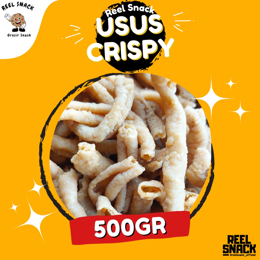 Jual USUS CRISPY GURIH | KRIPIK USUS | SNACK KILOAN 500GR | Shopee ...