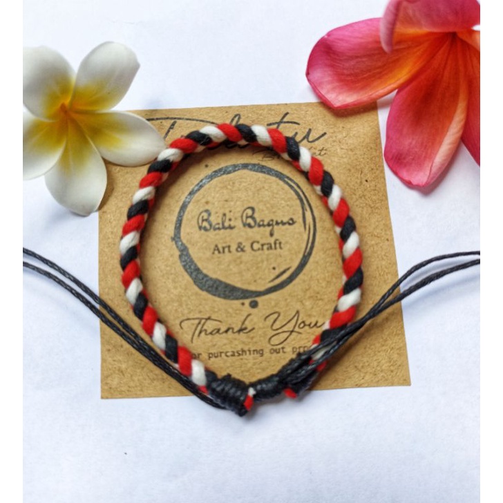 Jual Gelang Tridatu Tebal Original Khas Bali Model Anyaman | Shopee ...