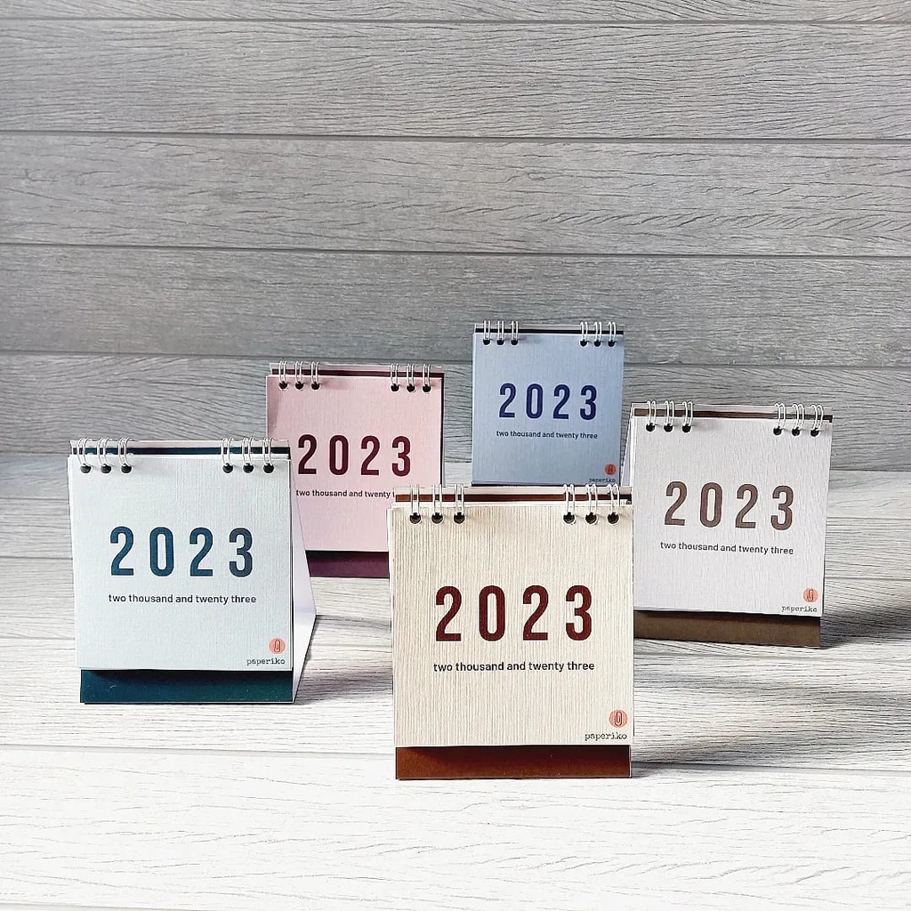 Jual PAPERIKO | 2023 Mini Desk Calendar / Kalender Meja Duduk Lucu ...