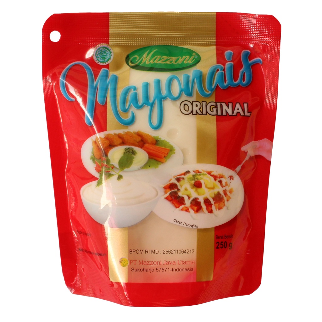 Jual Mazzoni Mayonaise Original 250gr – Mayonnaise 250 gr | Shopee ...