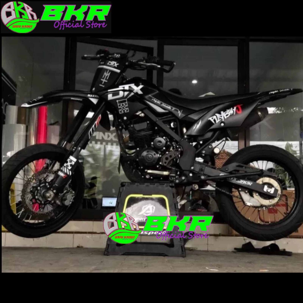 Jual DECAL DTRACKER FULL BODY SIMPEL,SANGAR. VARIASI HITAM DOFF DAN ...