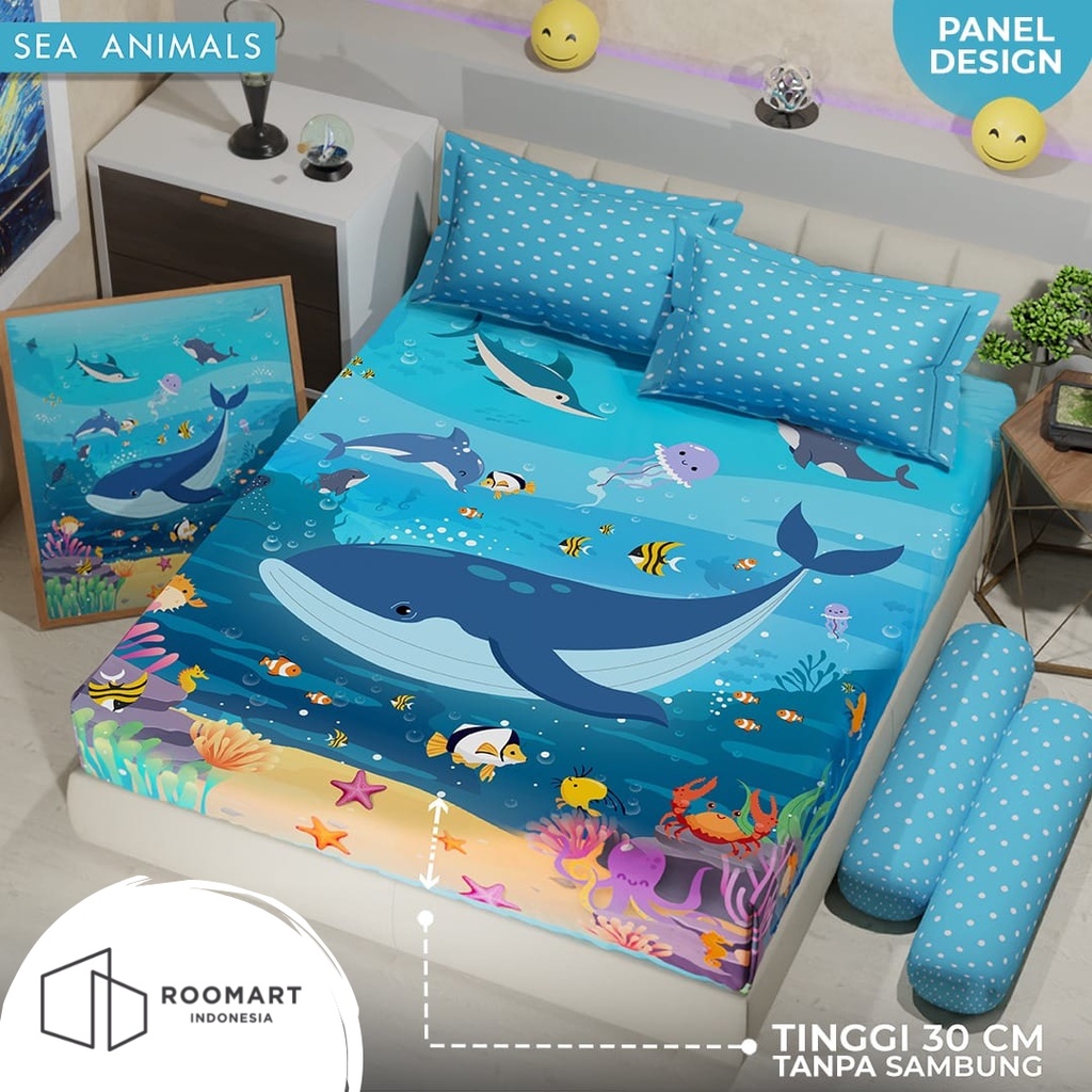 Jual Sprei Monalisa Michio Minimalis Kids Ukuran 160x200 Queen Tinggi ...