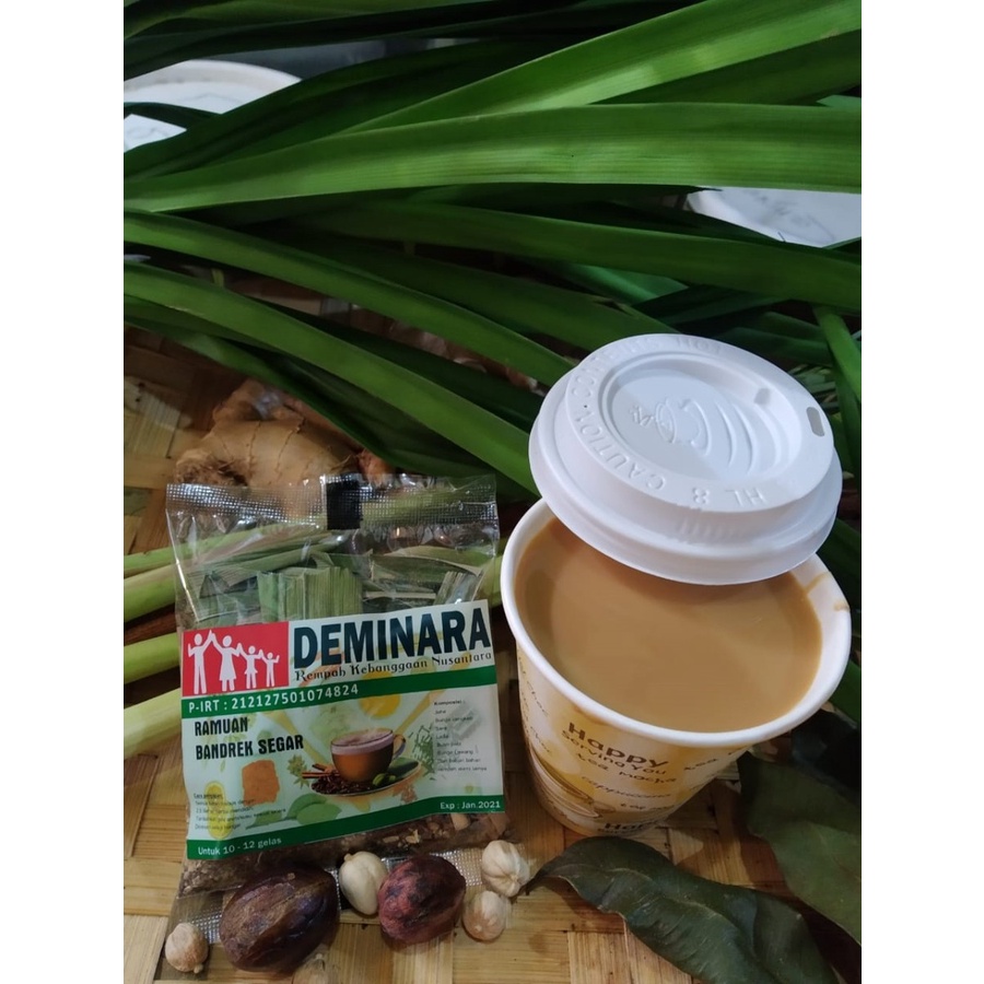 Jual Minuman Herbal Bandrek Instant Deminara 1 Sachet jadi 12 gelas ...
