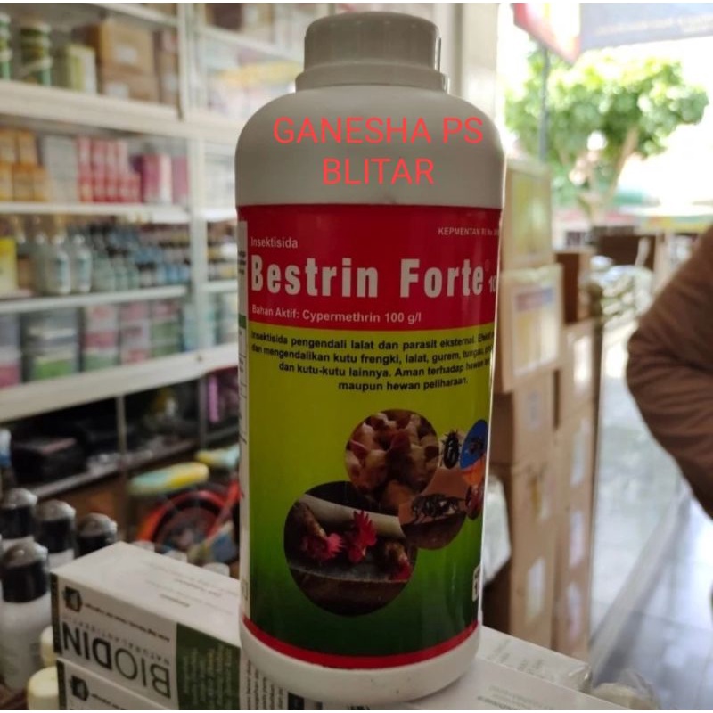 Jual BESTRIN FORTE 100 EC 1 Liter,Obat Lalat, kutu, Gurem, ,( free ...