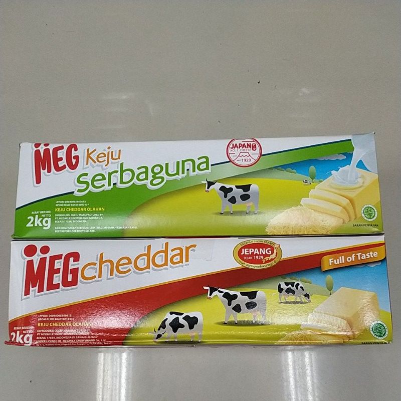 Jual Meg Keju Cheddar 2kg | Shopee Indonesia