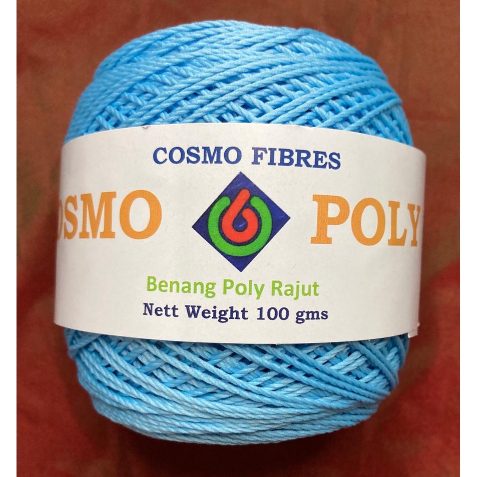 Jual Benang Rajut Polyester/ Cosmo poly / bukan benang polycherry -100 ...