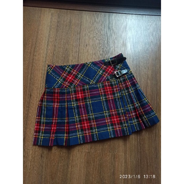 Jual Scottish Kilt for girls 11-12, 100% wool skirt Red Tartan Kilt ...