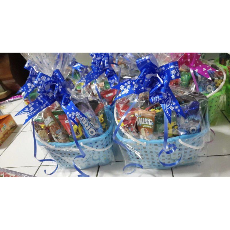 Jual BINGKISAN SNACK KERANJANG TENTENG / PAKET SNACK ULANG TAHUN ...
