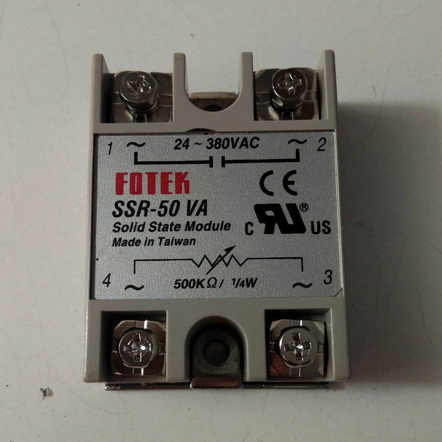 Jual Solid State Relay Fotek SSR-50 VA / SSR 50 VA 50 Amper | Shopee Indonesia
