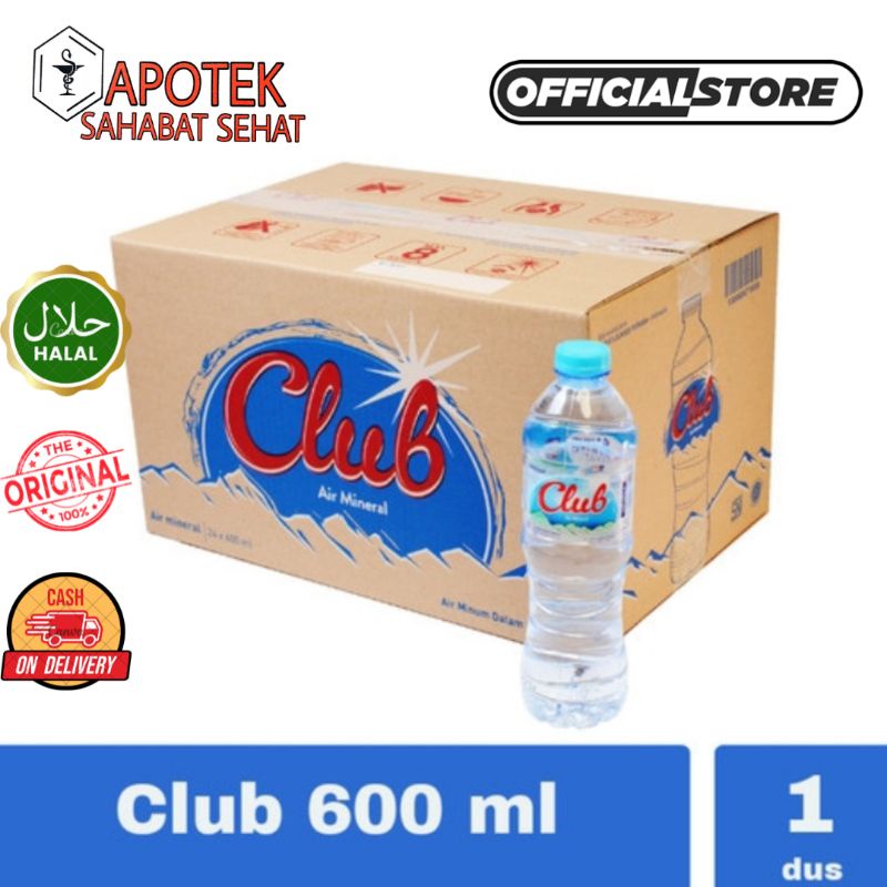Jual CLUB 600 ML | AIR MINERAL BOTOL | Shopee Indonesia