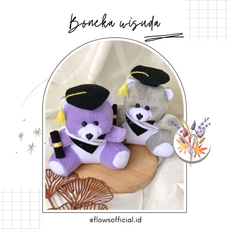 Jual BONEKA WISUDA BEAR MODEL SYAL KUNING / BONEKA WISUDA HAMPERS ...