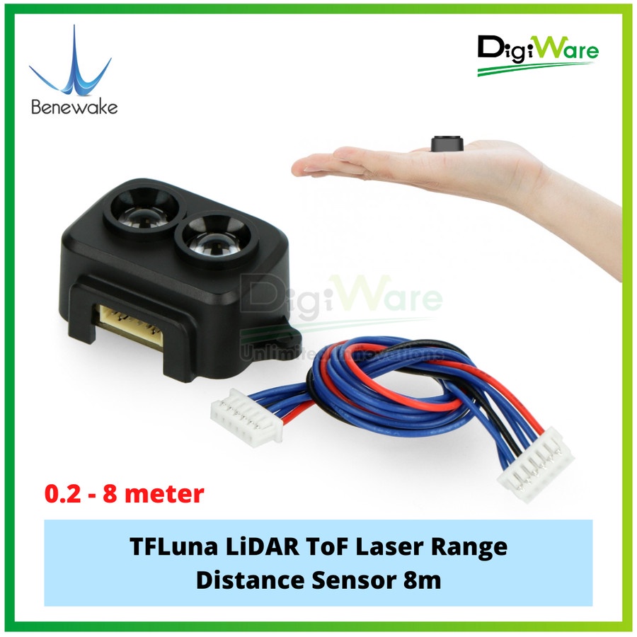 Jual TF-Luna LiDAR ToF Laser Range Distance Sensor 8m | Shopee Indonesia