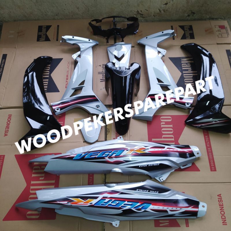 Jual FULL BODY ALUS VEGA R NEW SILVER HITAM | Shopee Indonesia