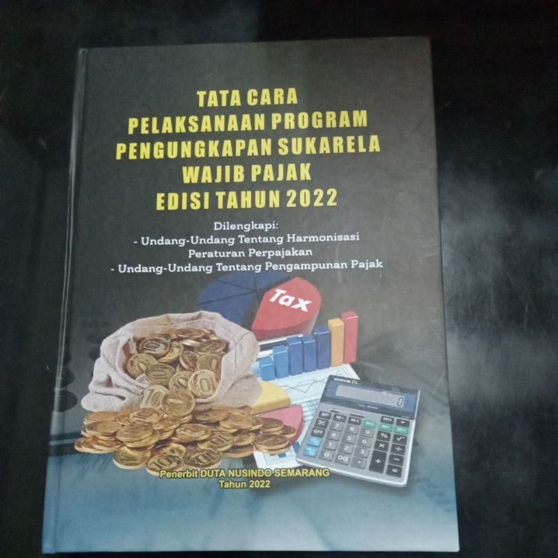 Jual BUKU TATA CARA PELAKSANAAN PROGRAM PENGUNGKAPAN SUKARELA WAJIB ...